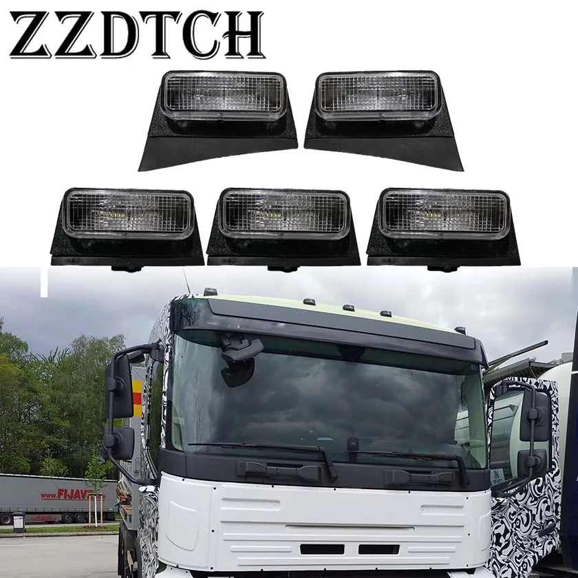 24V-LED-white-Lights-For-Volvo-FH-FM-TRUCK-Cab-Top-Signal-lights-For ...