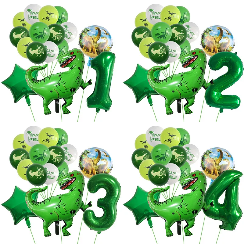 Globo-de-dinosaurio-de-dibujos-animados-globo-de-pel-cula-de-aluminio ...