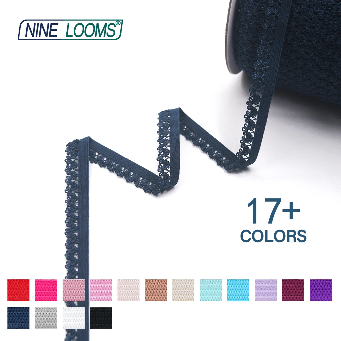 Nine-Looms-Picot-Loop-Lace-Trim-Elastic-Crown-Frilly-IQUE-dex-Band ...