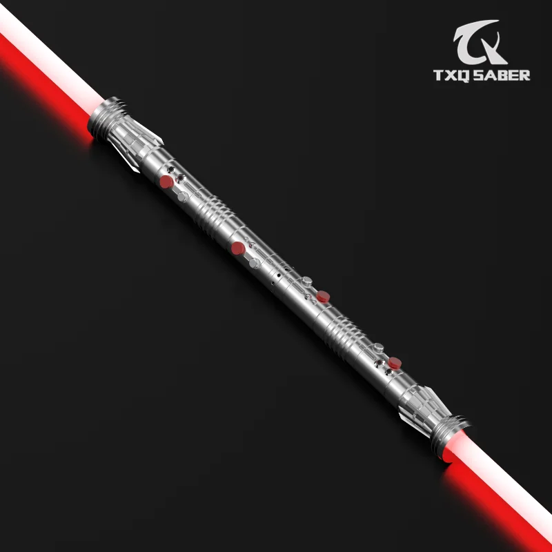 CrucQSAtextures-Double Darth Maul Smooth Swing Lightsaber Handle, Blade ...