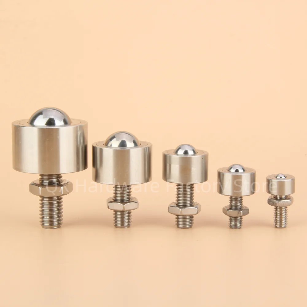 QX315 All Stainless Steel Conveyor Roller Plunger Ball Transfer Units ...