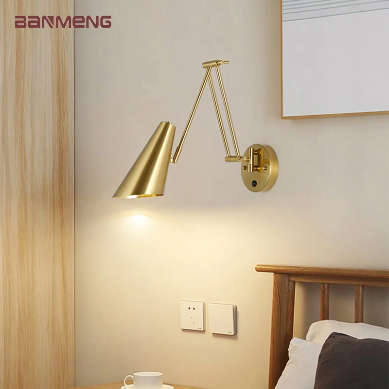 Modern-E27-LED-wall-lamp-adjustable-lamp-body-sconces-lights-indoor ...