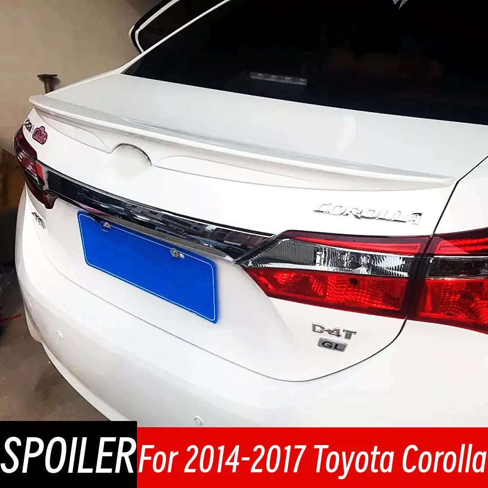 For-2014-2017-Toyota-Corolla-Rear-Trunk-Lid-Boot-Ducktail-Lip-Spoiler ...