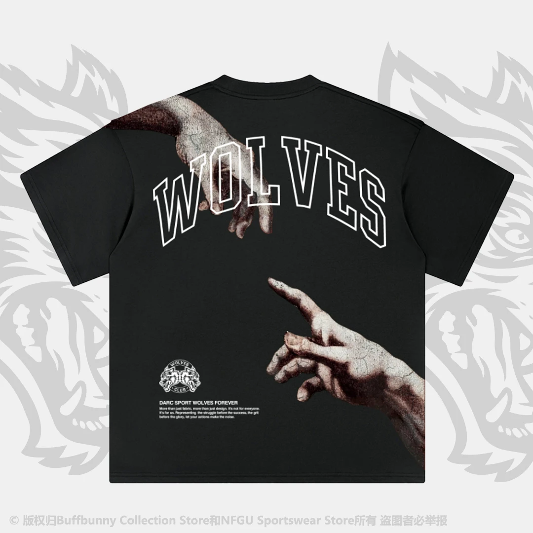 Darc-Wolf-Oversized-T-shirts-Bodybuilding-Fitness-Gym-Workout-100 ...