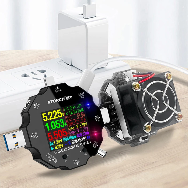 DC5-5-USB-tester-DC-digital-voltmeter-power-bank-charger-voltage ...