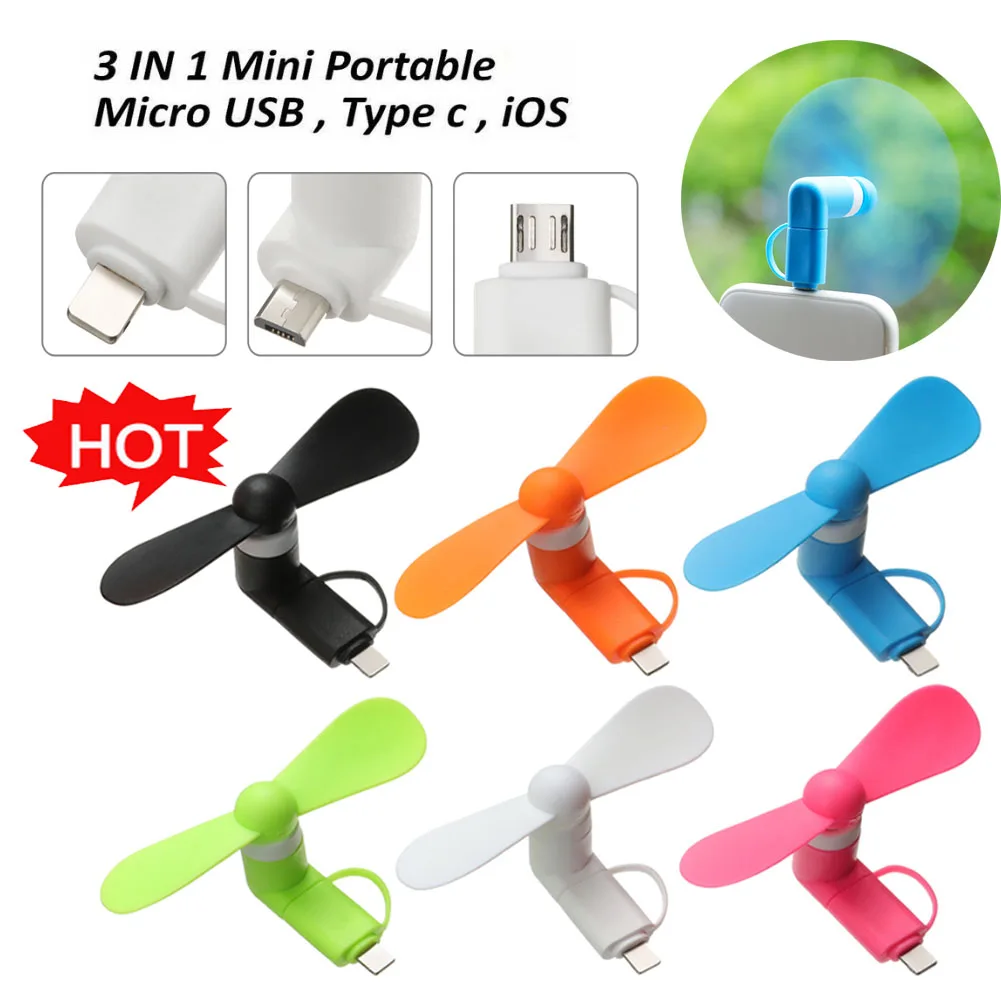 3-In-1-Type-C-Micro-USB-Mini-Fan-Radiator-For-Android-Samsung-Huawei ...