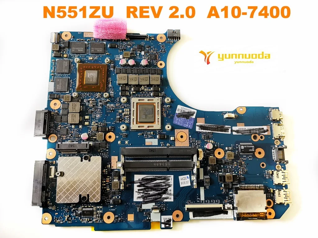 Original-for-ASUS-N551ZU-Laptop-motherboard-N551ZU-REV-2-0-A10-7400 ...