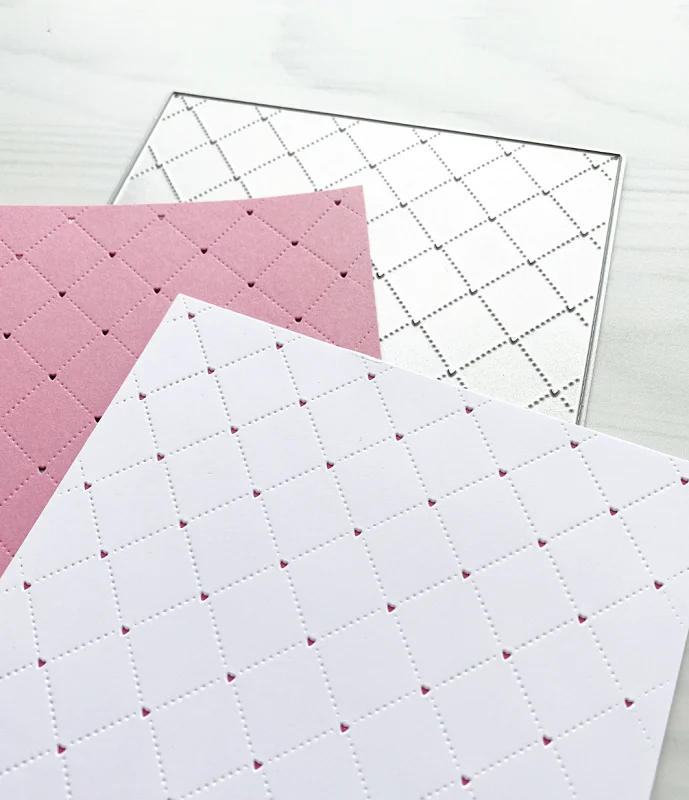 New Heart hole rectangular frame metal Cutting Dies Stencils DIY ...