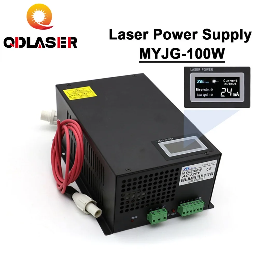 QDLASER-MYJG-100-LED-100W-Co2-Laser-Power-Supply-for-Co2-Engraving ...