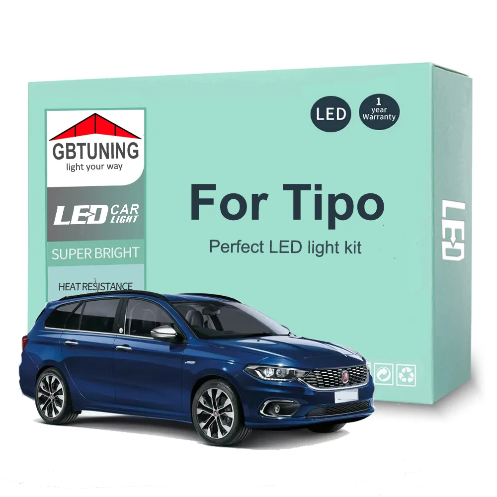 7Pcs-LED-Interior-Light-Bulb-Kit-For-Fiat-Tipo-356-357-2015-2016-2017 ...