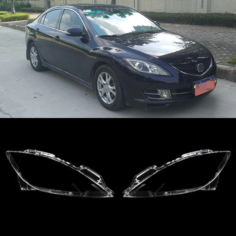 Car Front Headlamp Lens Replacement Light Auto Shell For Mazda 6 2009 ...