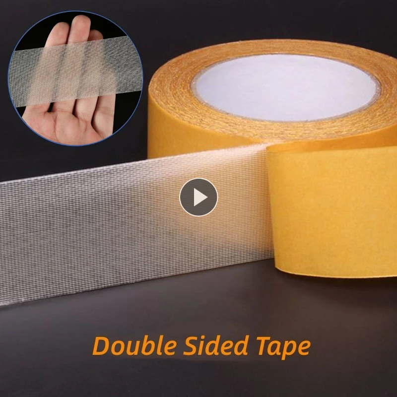Strong-Fixation-Double-Sided-Cloth-Base-Tape-Translucent-Mesh ...