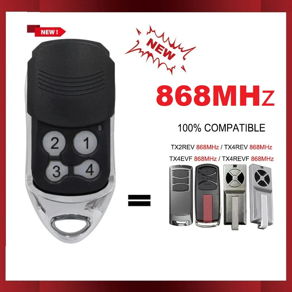 Compatible With Liftmaster TX4EVF TX2REV TX4REV TX4REVF 868MHz Remote ...