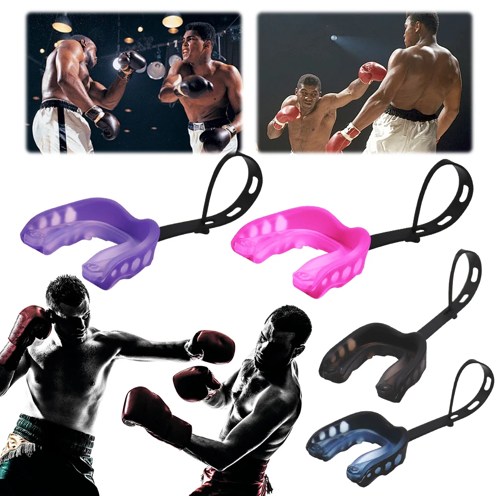 Sport-Mouth-Guard-with-Strap-Anti-dislocation-Teeth-Protector ...
