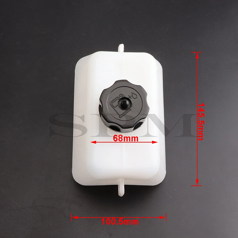 1L white Plastic Motorcycle Petrol Fuel Tank For Mini Motor Dirt Bike ...