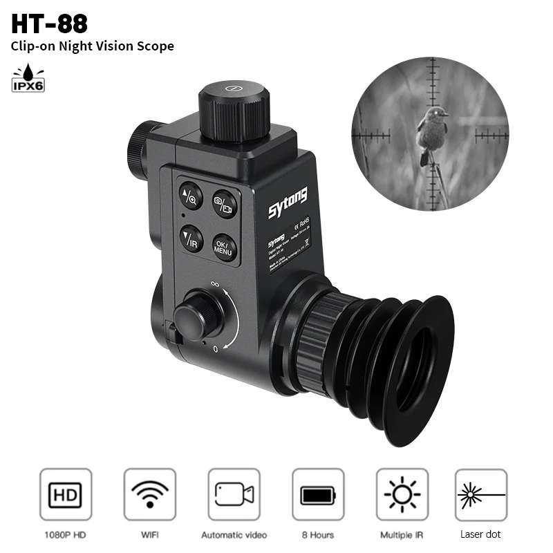 Sytong-HT-88-IR-Night-Vision-Rear-On-Riflescope-WIFI-Mini-Digital-Night ...