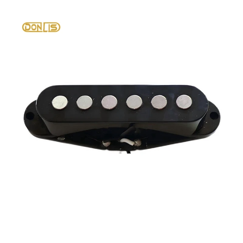 Donlis 6.3mm Large Alnico Rods Single Coil ST Guitar Pickup In White ...