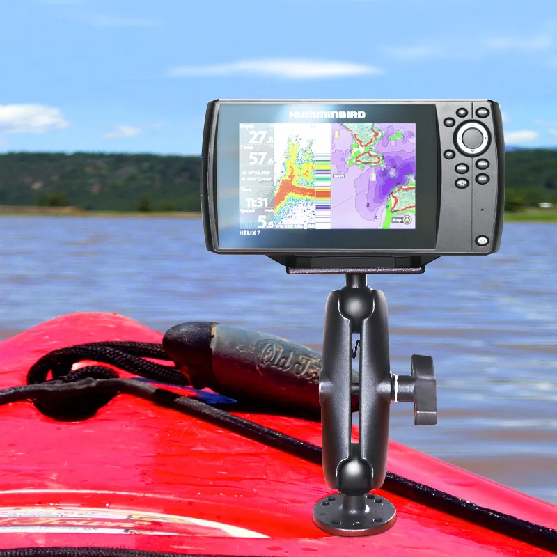 1.5" Ball 150mm Arm Fish Finder Mount, Marine Electronic Mount ...