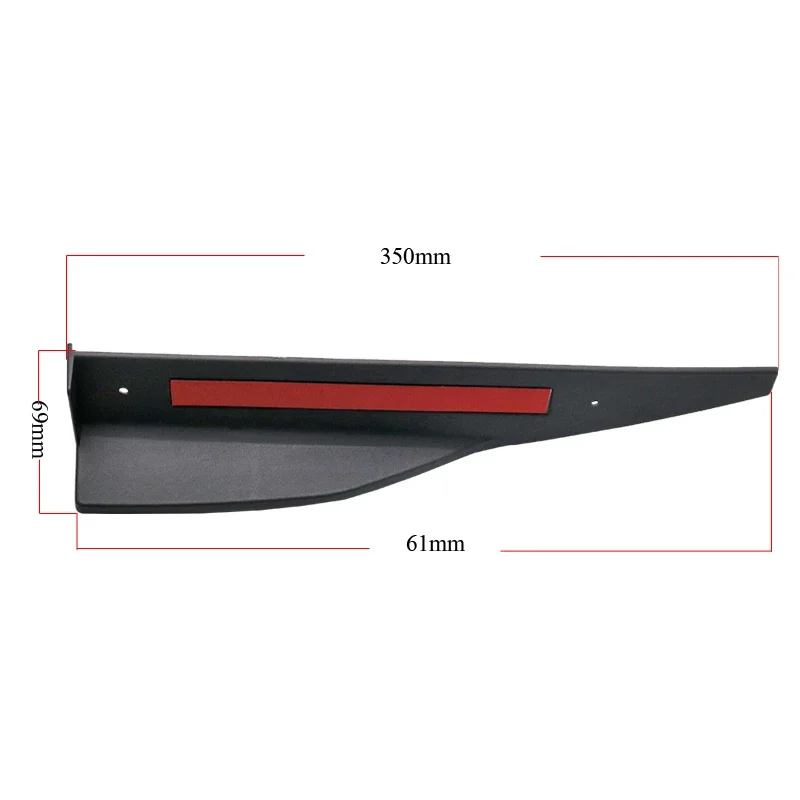 Side Skirt ZSPART ABS Fits For Most Cars Universal Rocker Panel Lip ...