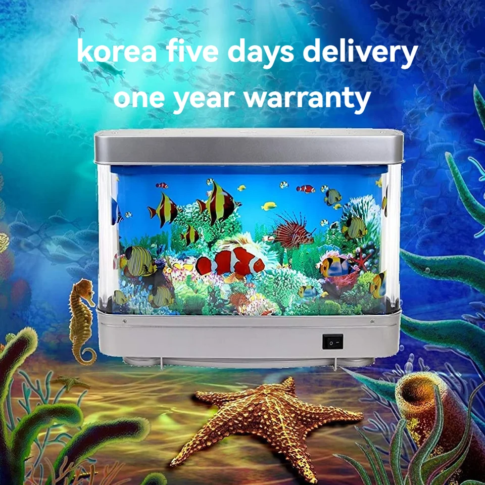 Aquarium Dolphin Motion Lamp Light 🐬 Dolphin & Cheyenne Blacklight