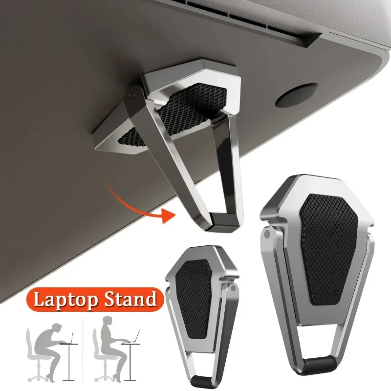 Mini-Metal-Laptop-Stand-Foldable-Laptop-Holder-Adjustable-Riser-Bracket ...