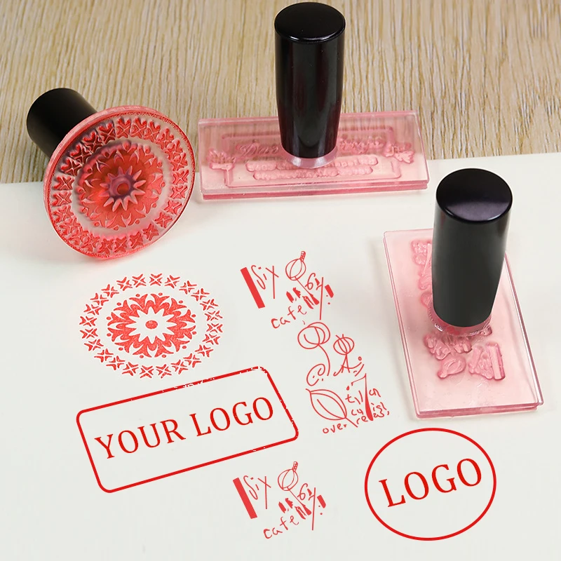 Customized-Ink-Seal-Acrylic-Transparent-Library-Stamp-Company-Financial ...