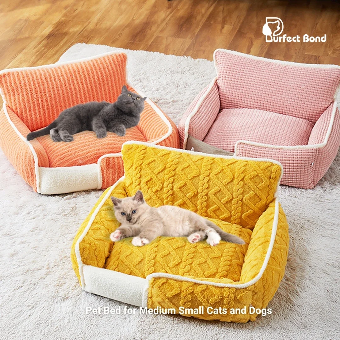 Modern Pet Sofa for Cats and Dogs Washable Puppy Sleeping Bed Cat Couch Modern Pet Sofa for Cats and Dogs Washable Puppy Sleeping Bed Cat Couch