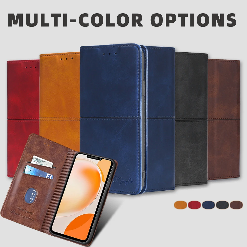 Logo-embossed-Retro-Magnetic-Phone-Case-For-Huawei-Nova-Y91-Y72-Y71-Y90 ...