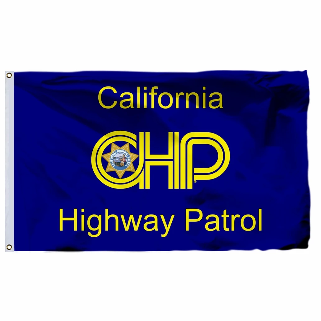 US-California-Highway-Patrol-Flag-90x150cm-3x5ft-100D-Polyester-High ...