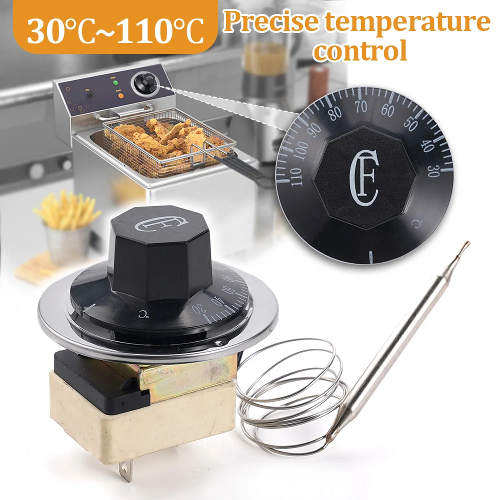 Rotary Temperature Controller Thermostat 30-110/50-300 Centigrade ...
