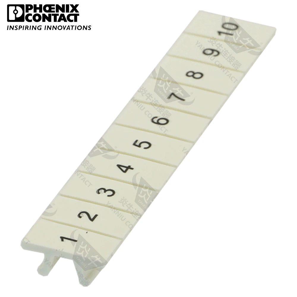 10Pcs-Phoenix-Contact-Din-Rail-Connectors-Terminal-Strip-Marker-Carriers-For-Marking-Terminal-ZB ...