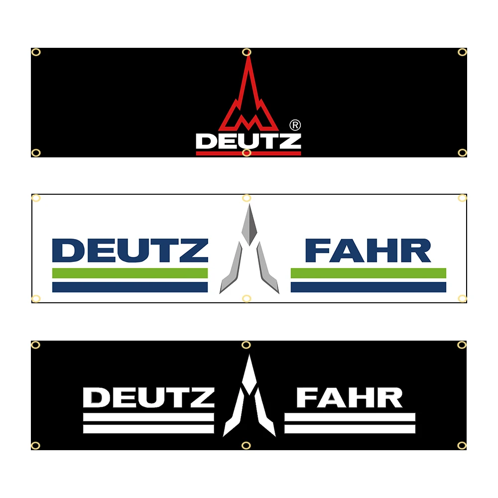 60X240cm Deutz Fahrs mechanical tool Banner Flag Polyester Printed ...