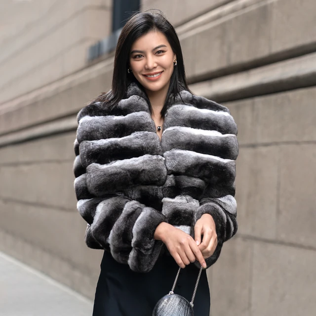Real Chinchilla Coat