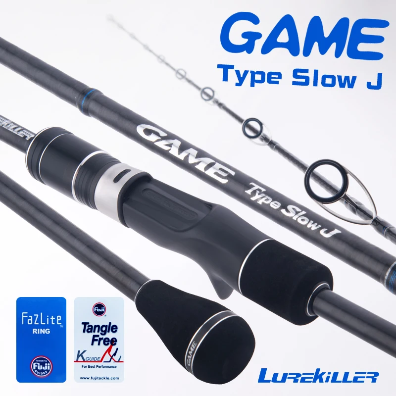 Lurekiller Japan Full Fuji Parts Game Type Slow Jigging Rod 6'6' 18kgs ...