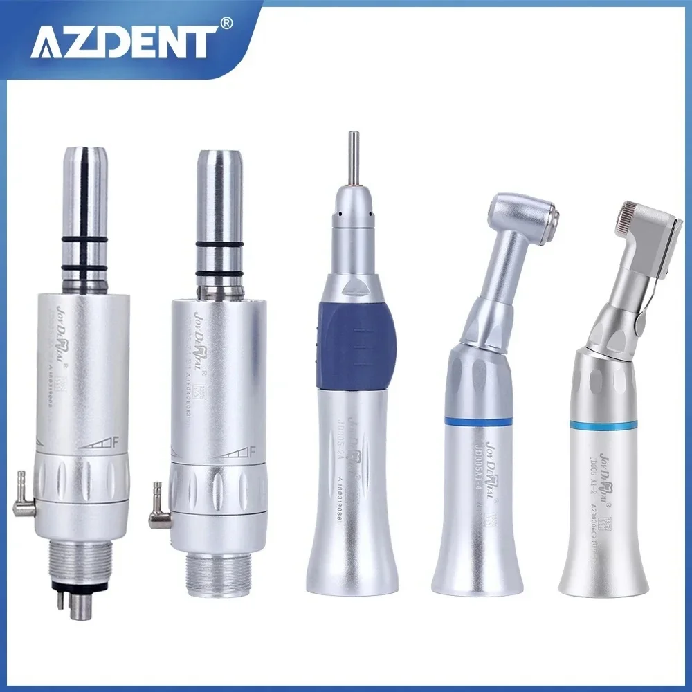 Dental-Low-Speed-Handpiece-Push-Button-Contra-Angle-Straight-Nose-Cone ...