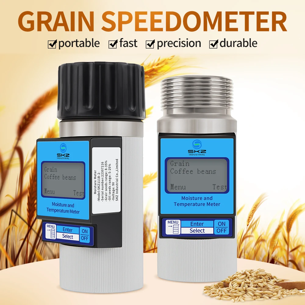 Multi-Language Potable 37 Kinds Grain Soybeans Moisture Meter ...