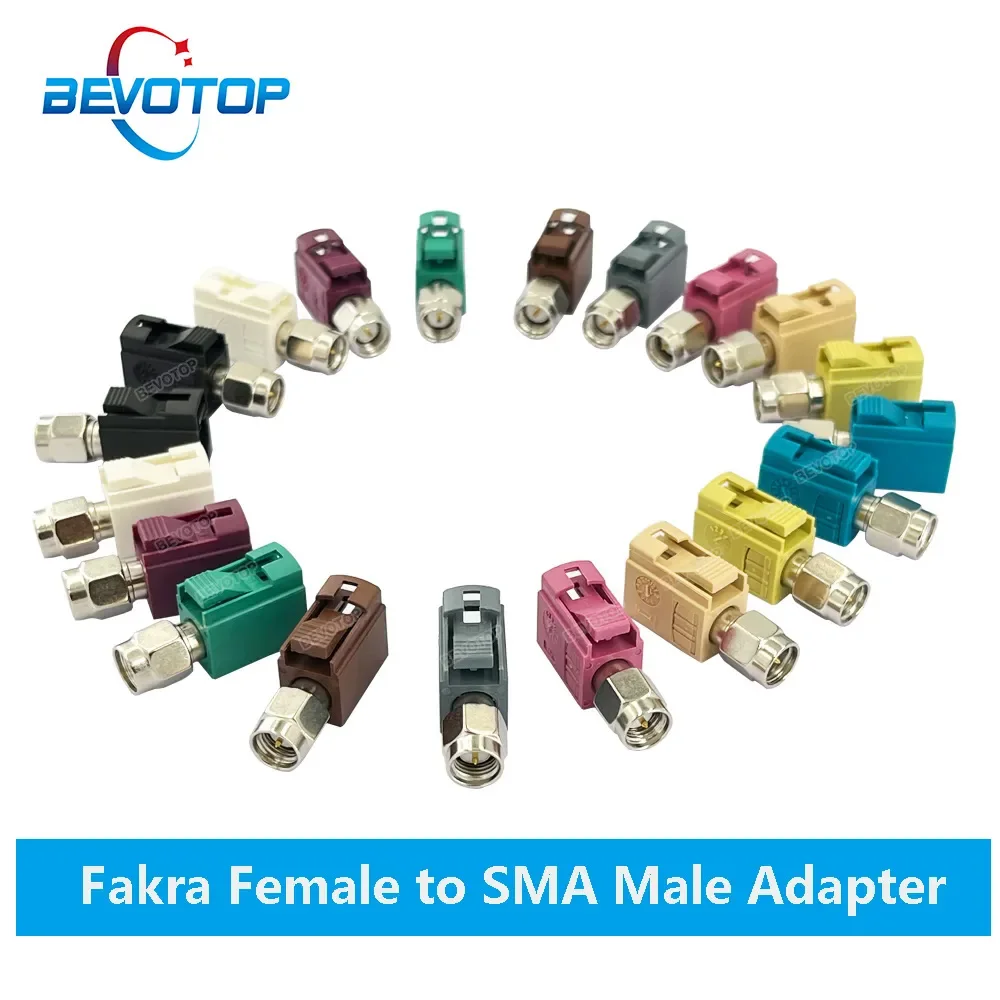 BEVOTOP-Adaptador-de-Fakra-A-SMA-macho-A-Fakra-hembra-Conector-de-alta ...