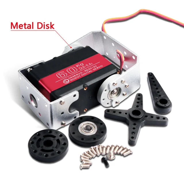 Servo 60KG RDS5160 270Deg Metal Gear Digital Servo Motor Arduino High ...