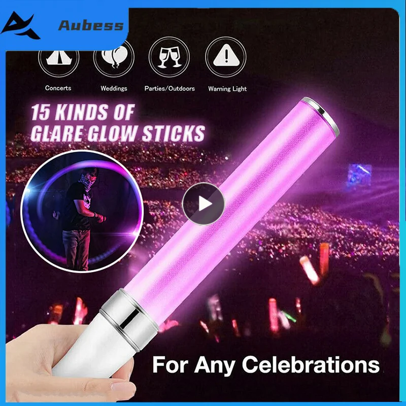 1pc-Battery-Powered-Light-Stick-3W-15-Colors-Change-LED-Glow-Stick-For ...