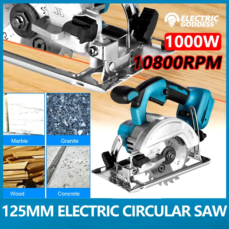Brushless-5-Inch-125mm-Electric-Circular-Saw-Cordless-0-45-Adjustbale ...