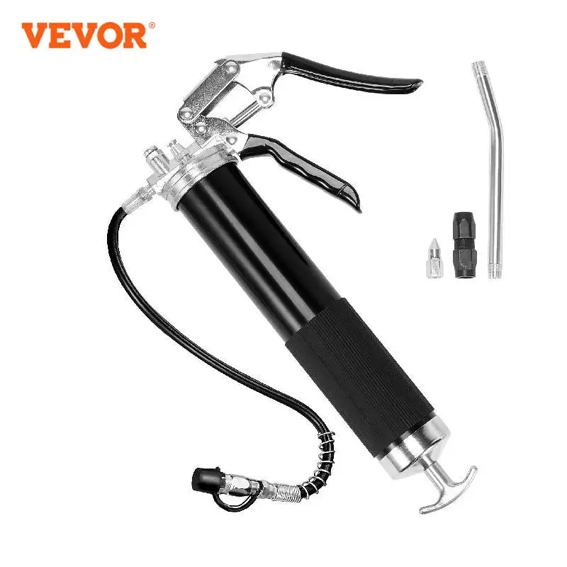 VEVOR-6000PSI-Grease-Gun-Mini-Pistol-Grip-Gun-Set-yringe-for-Oil-And ...