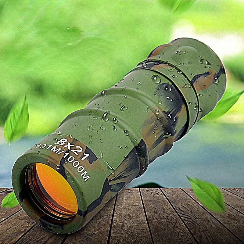 8X21-Monocular-Telescope-HD-High-Power-Mini-Pocket-Powerful-Red-Film ...