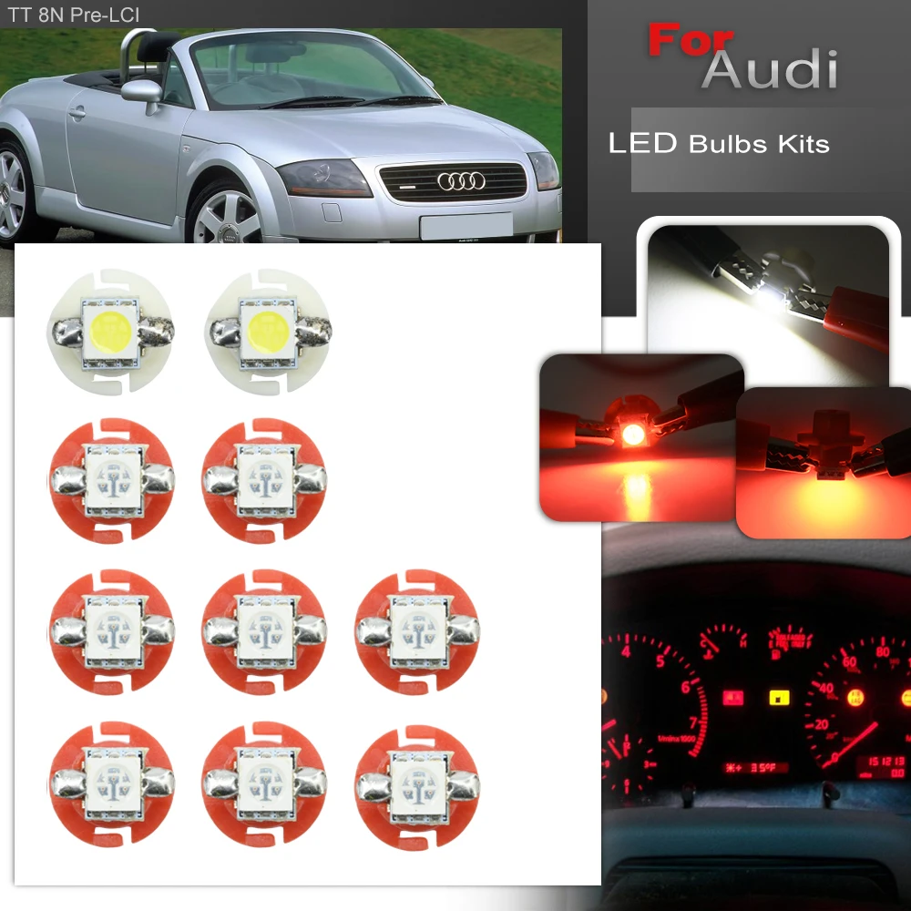 For-Audi-TT-8N-Pre-Facelift-1999-2000-2001-2002-Upgraded-Led-Instrument ...