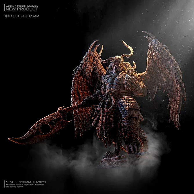 120mm Resin figure model kits DIY toy colorless and self assembled TD ...