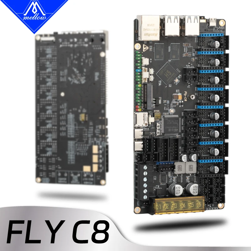 Mellow-Fly-C8-8-axis-Motherboard-32bit-With-40Pin-GPIO-Expandable-EMMC ...