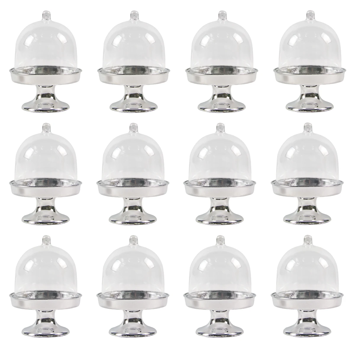 10pcs-Mini-Chocolate-Candy-Cupcake-Containers-Cake-Plate-Stand-with ...