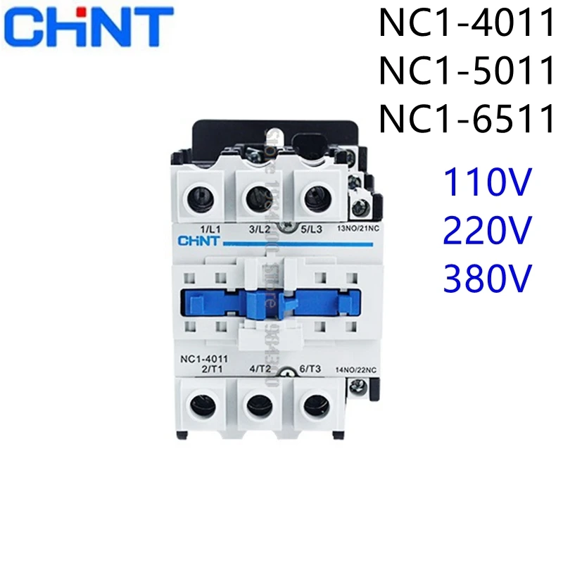 Контактор переменного тока CHINT NC1, NC1-4011 NC1-5011 380V 220V 110V | AliExpress