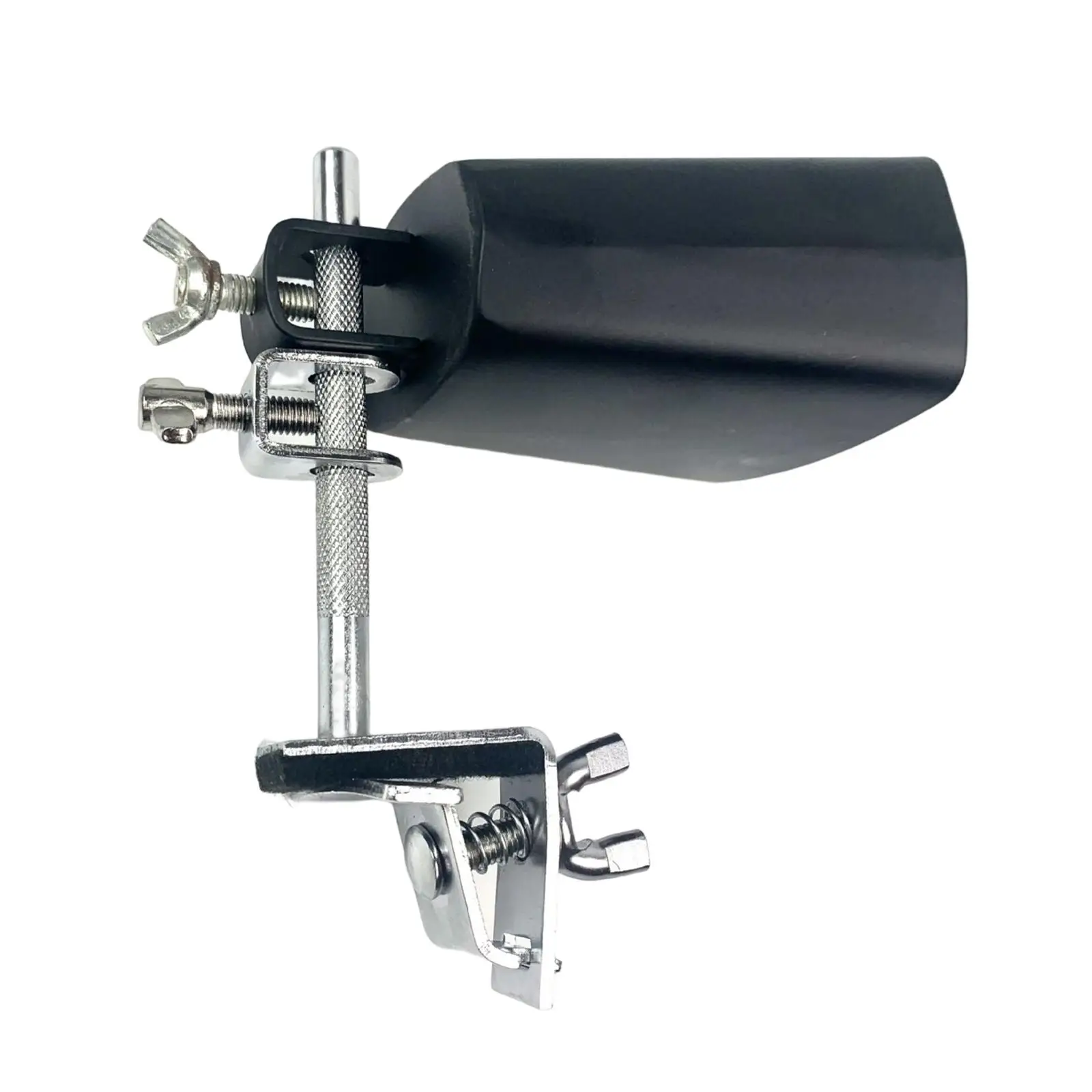 Metal Cowbell Drum Clamp with Cow Bell Instrument Bass Drum Cowbell ...