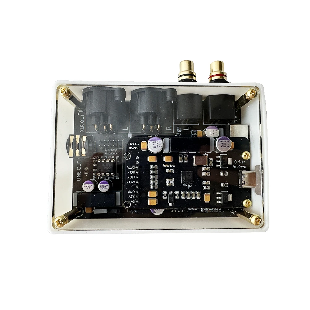 R2R Decoder XLR/RCA Output Supports Coaxial or USB Input 32bit/pcm384 ...