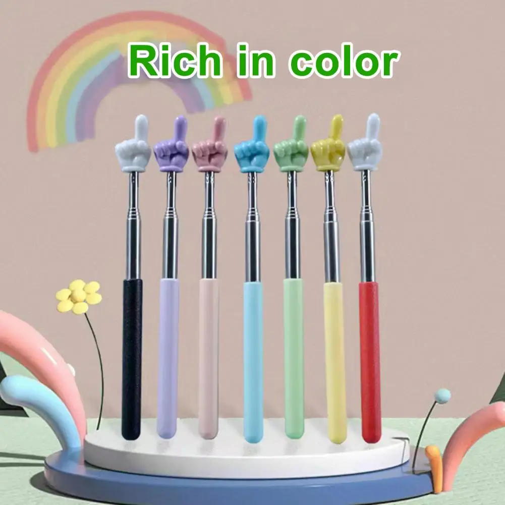 Retractable-Teacher-Pointer-Finger-Design-Stainless-Steel-Telescopic ...